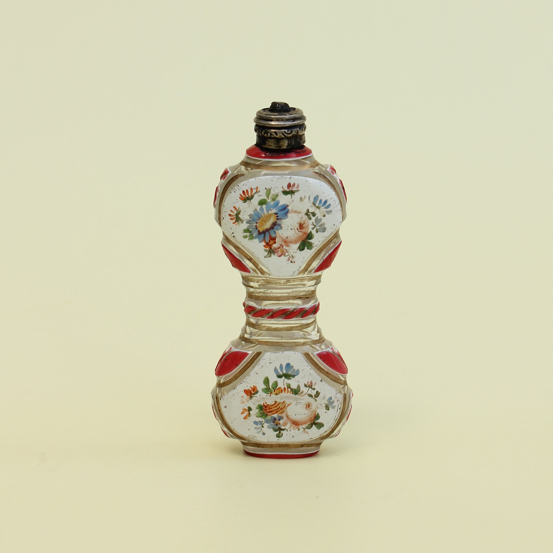 Antique Mid 1800s Bohemian Painted Perfume Bottle – Earl Grey